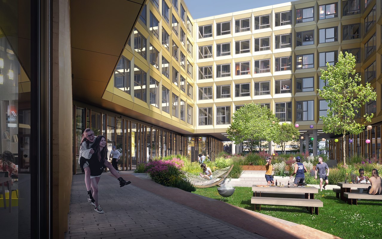 Aftrap voor bouw torens met studentenwoningen Utrecht Science Park ...