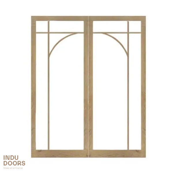 Indu Doors® | Eiken dubbele deur model Milaan van Indu Doors ...