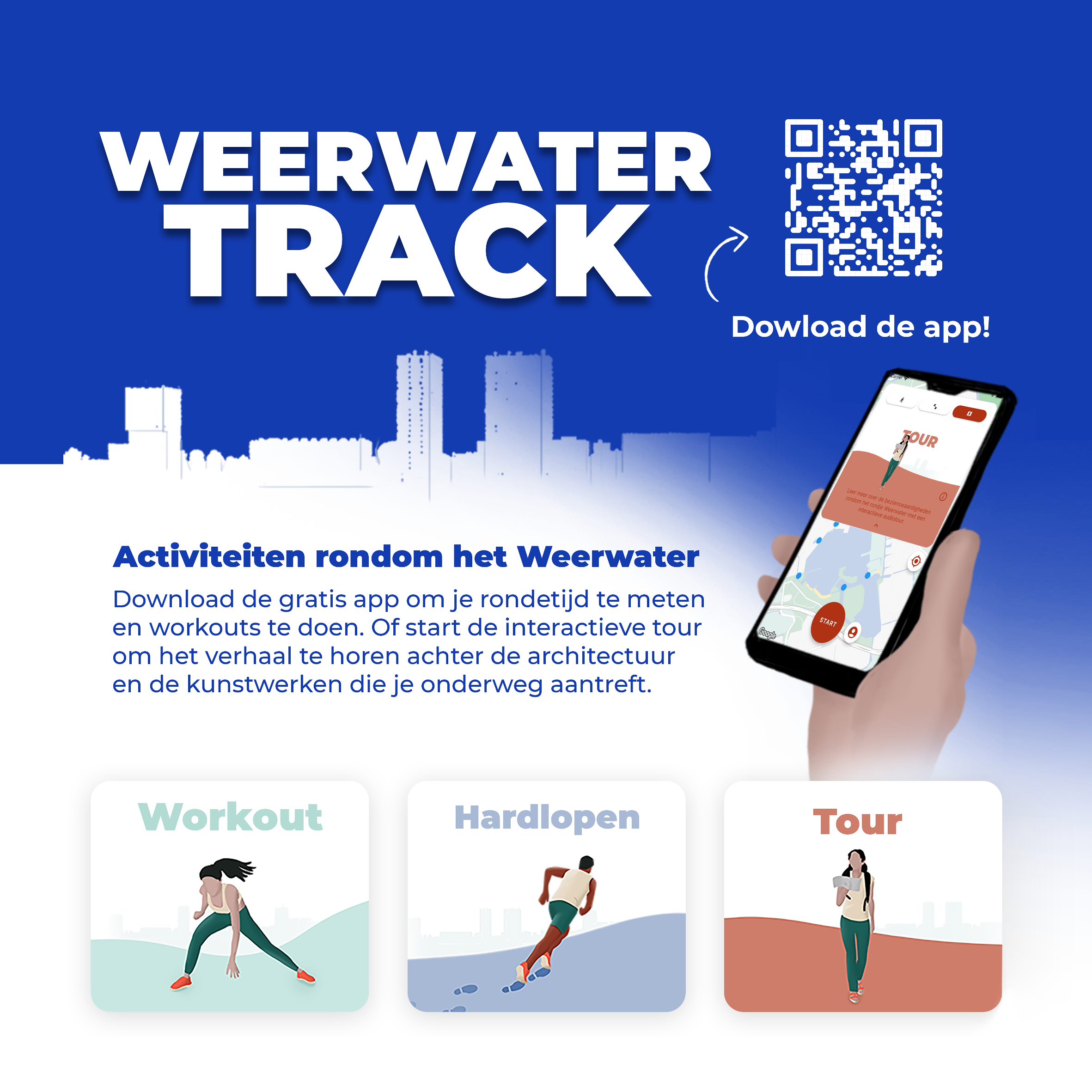Rondje Weerwater in Almere geopend en bijpassende app gelanceerd ...