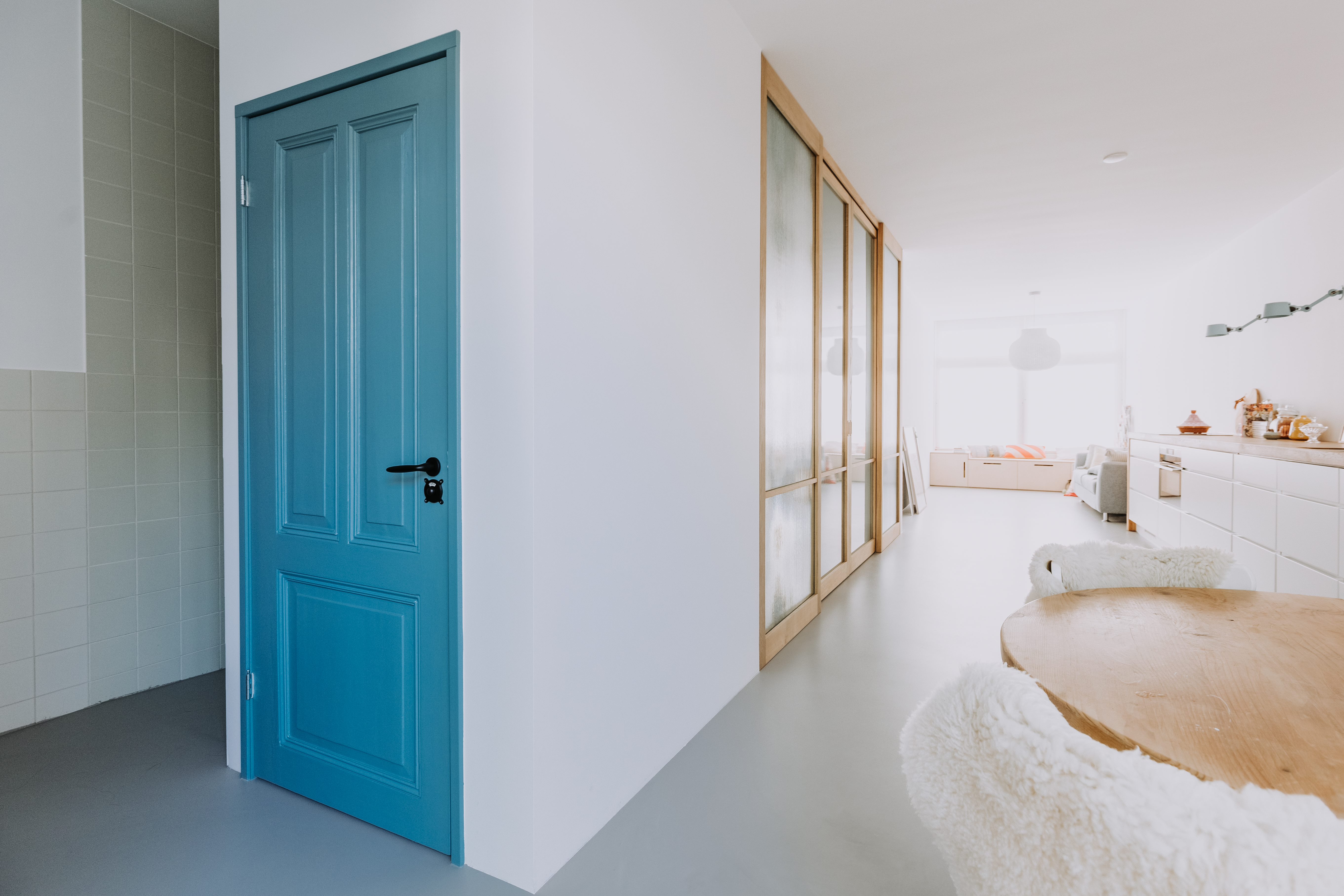 Indu Doors® | Exclusieve tussenwand van eikenhout met ribglas ...