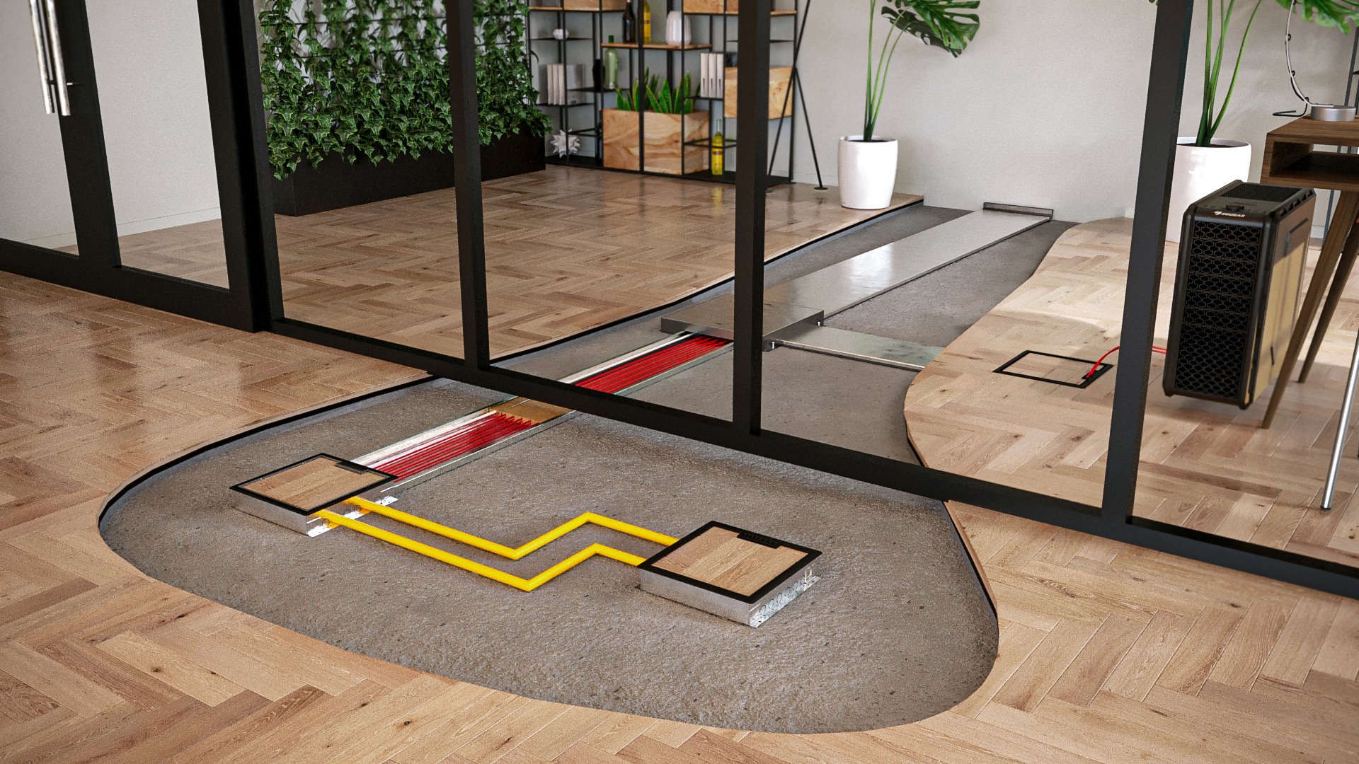 OCS | Office Cabling Systems | OCS VELOX© VIA, een vloergootsysteem ...