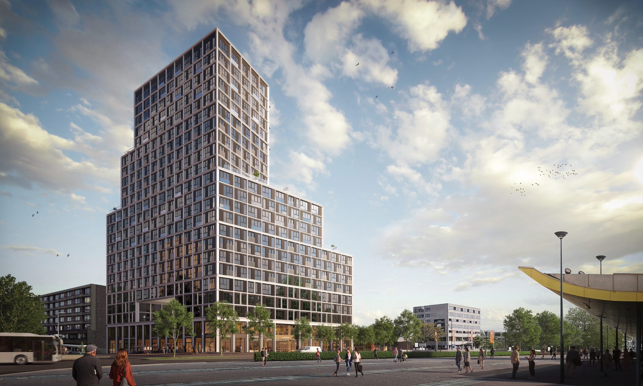Bouw multifunctioneel complex tegenover station Nijmegen kan starten ...
