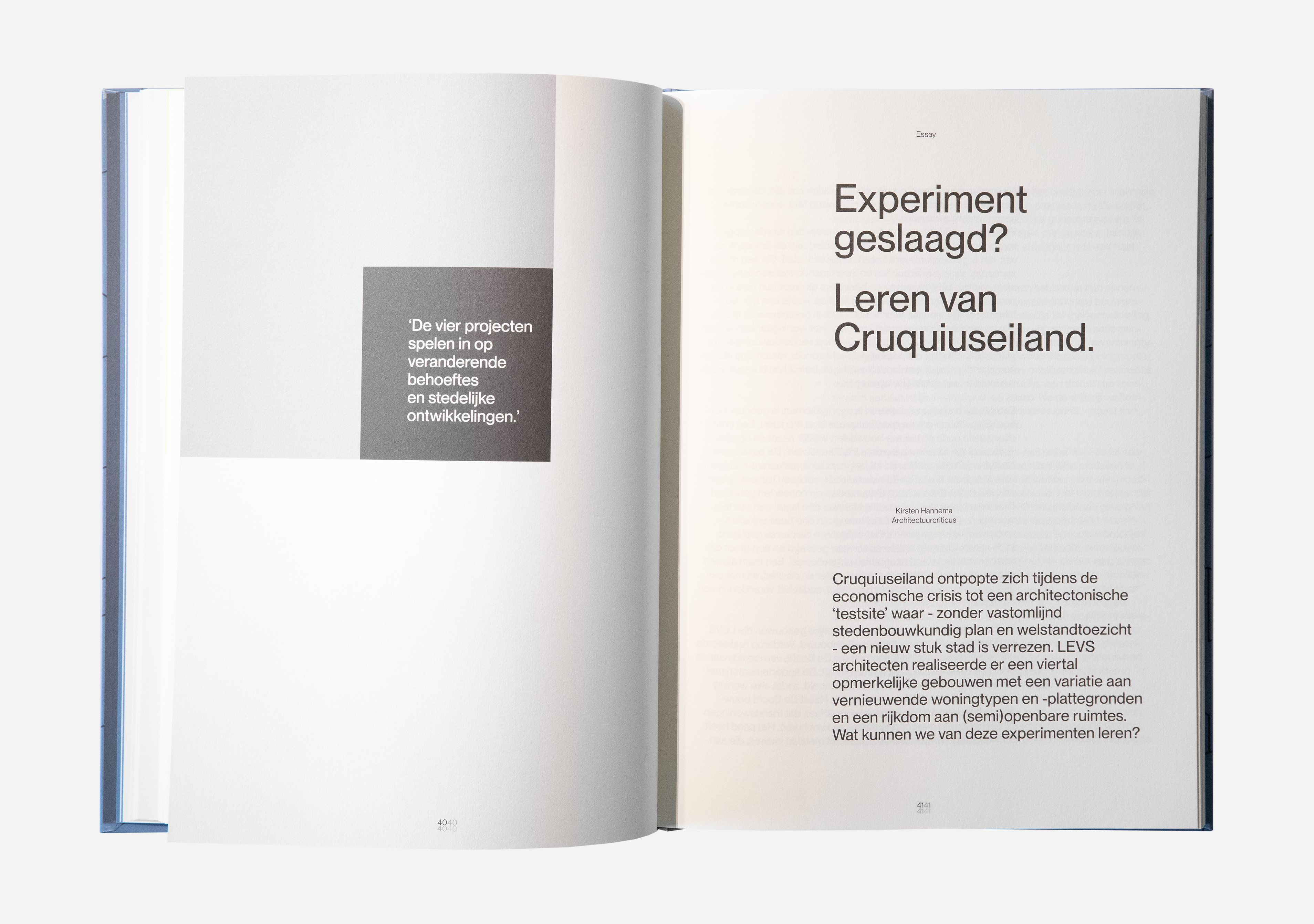 LEVS architecten bundelt projecten op Cruquiuseiland in boek ...