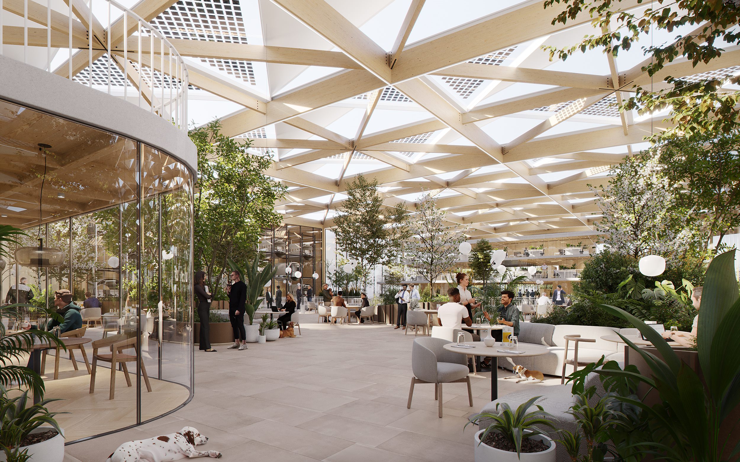 Studio Klinker ontwerpt groene FNG-fabriek voor duurzame luchtvaart - architectenweb.nl