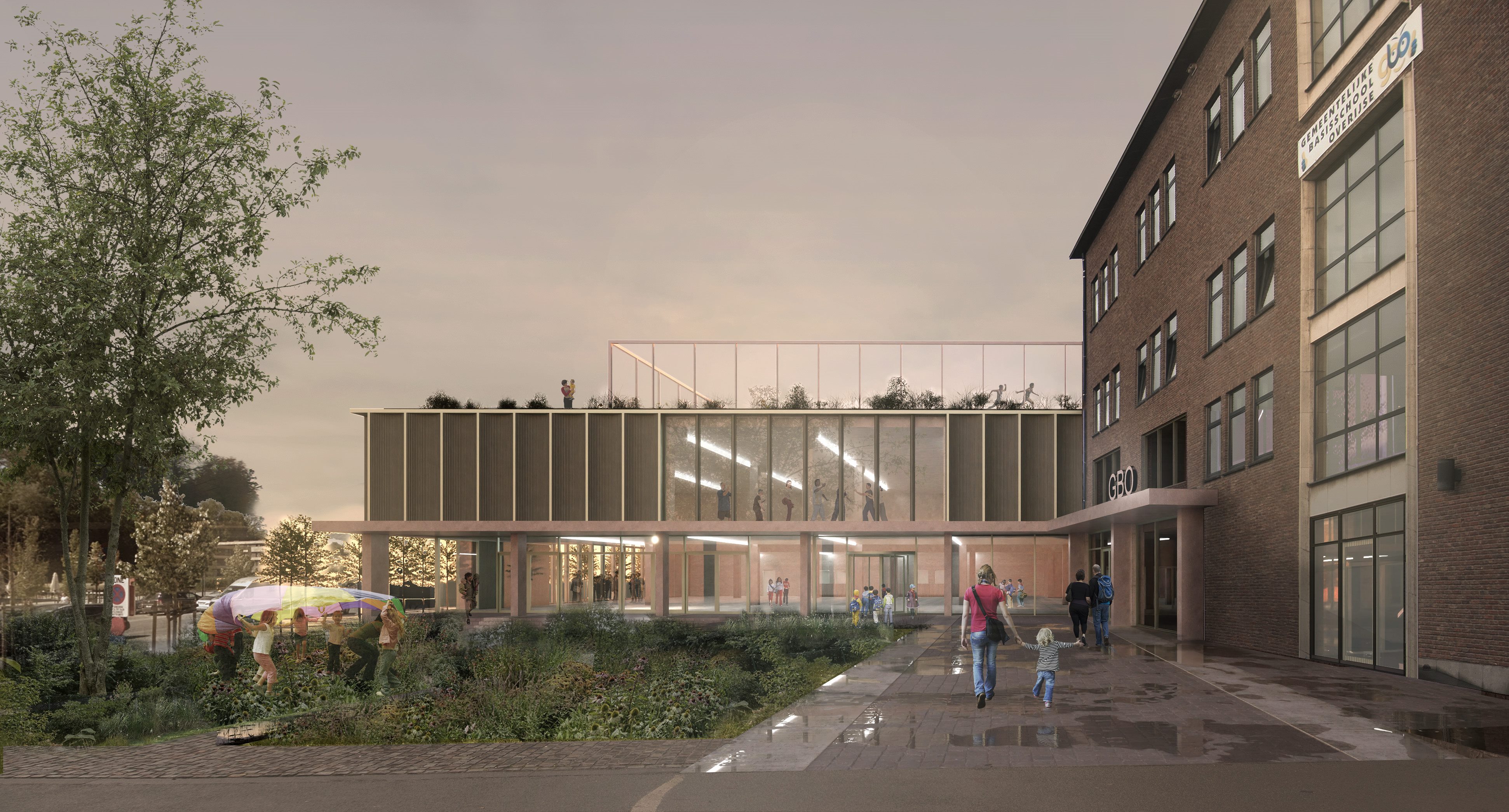 Team met B-architecten ontwerpt vernieuwing Markthal-locatie Overijse ...