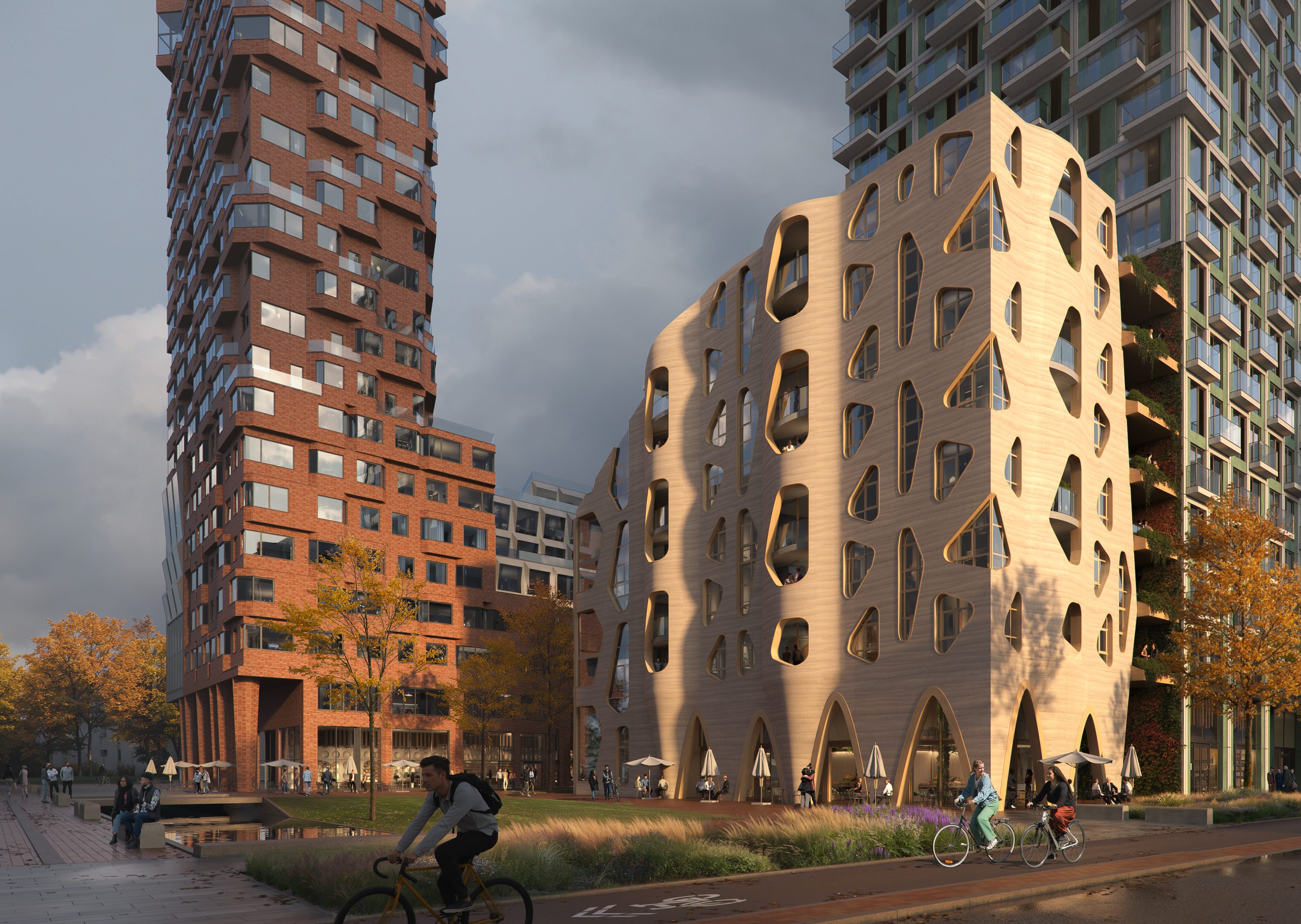 Kavel 2E Kenniskwartier, Zuidas: acht ontwerpen - architectenweb.nl