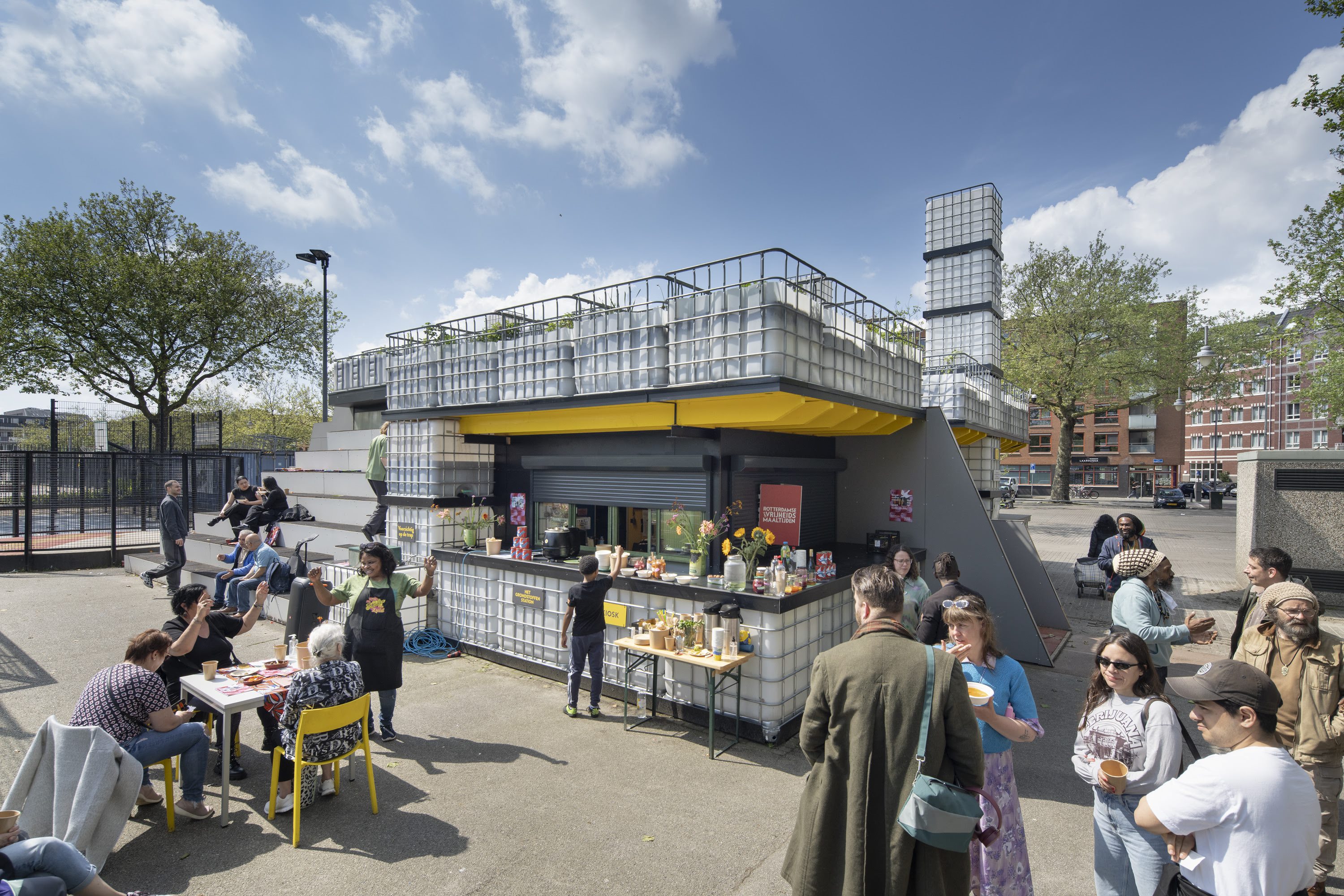 Rotterdam Architectuurprijs 2024 naar Grondstoffenstation Afrikaanderplein en Metrostation ...