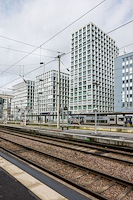 Grootschalig stedelijk ensemble bij station Rennes naar ontwerp van ...