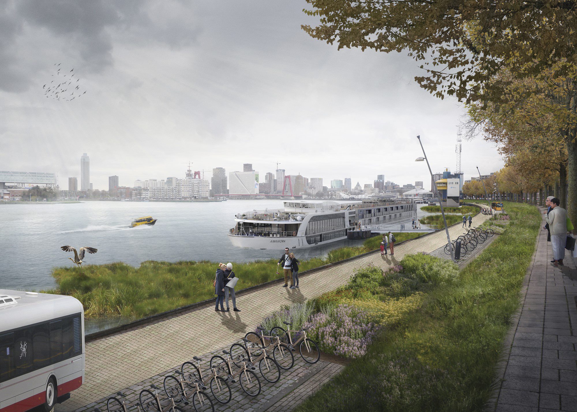 Rotterdam regelt ruimtelijk beleid op binnenstedelijke Nieuwe Maas in ...