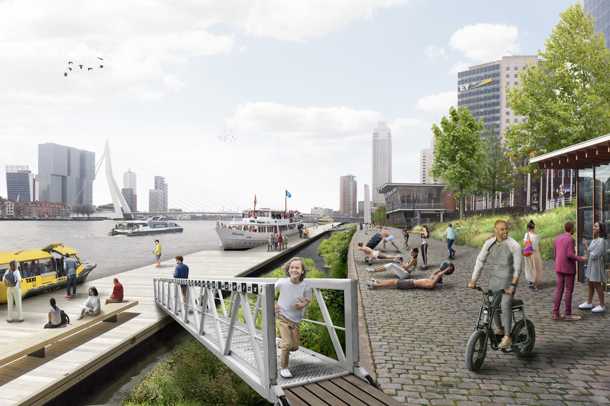 Rotterdam regelt ruimtelijk beleid op binnenstedelijke Nieuwe Maas in ...
