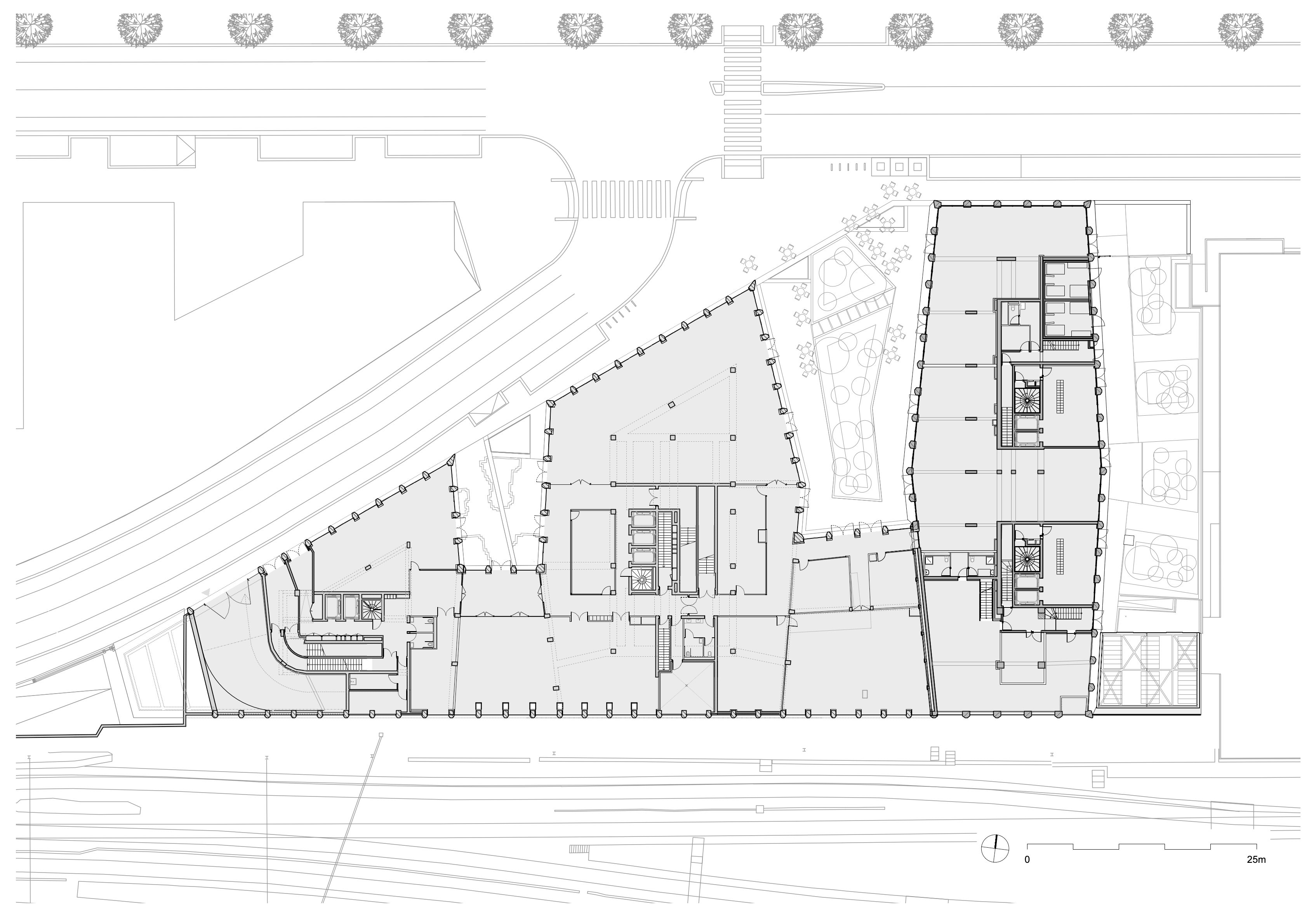 Grootschalig stedelijk ensemble bij station Rennes naar ontwerp van ...