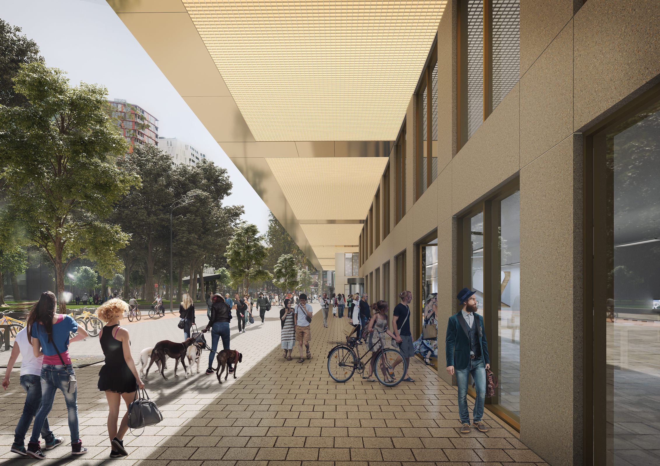 Bouw hoogbouwcomplex The Modernist tegenover Rotterdam Centraal gestart ...