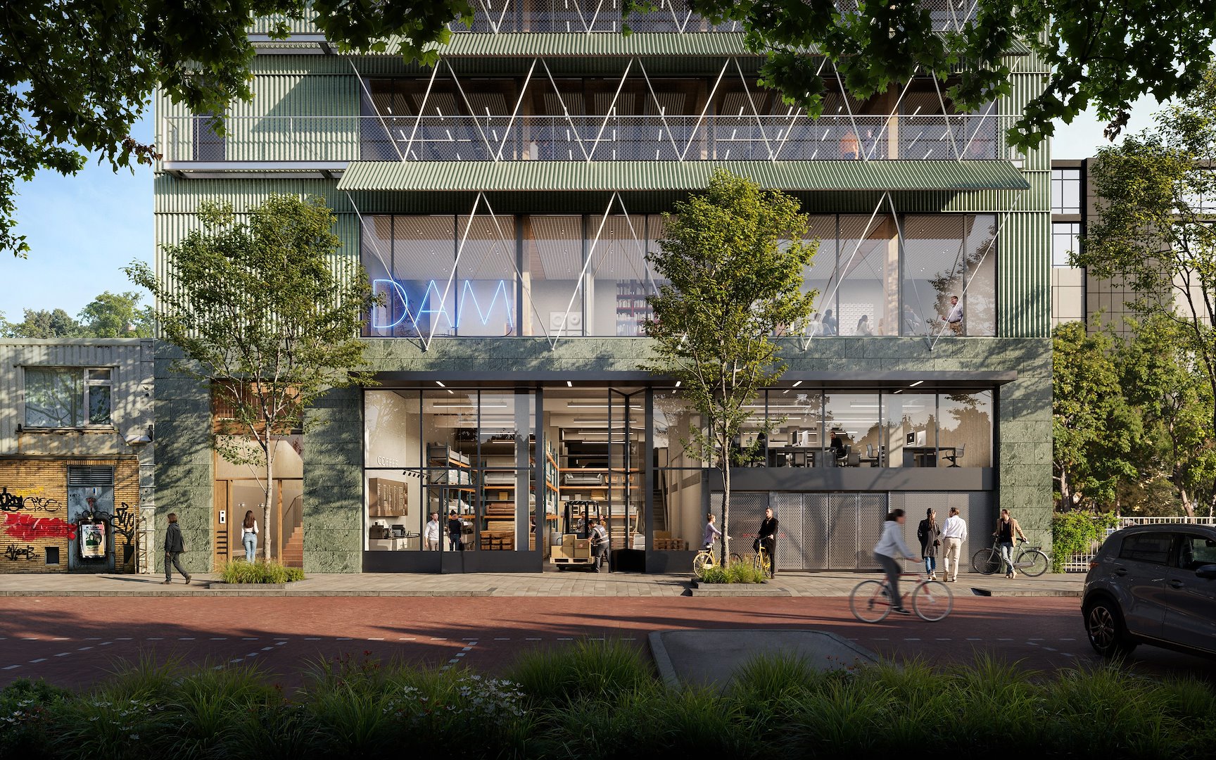 Dam & Partners ontwerpt multifunctioneel gebouw in Schinkelhaven ...